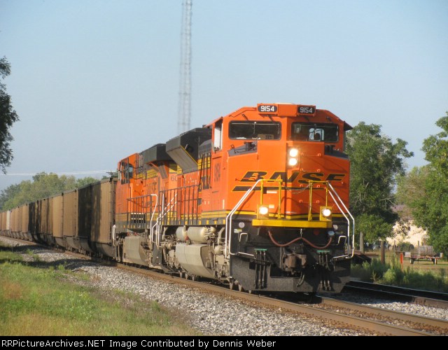 BNSF 9154 CP's Tomah Sub.